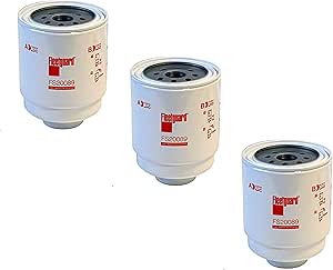 Amazon.com: FS20089 Fleetguard Fuel Filter Water Separator (Pack of 3 ...