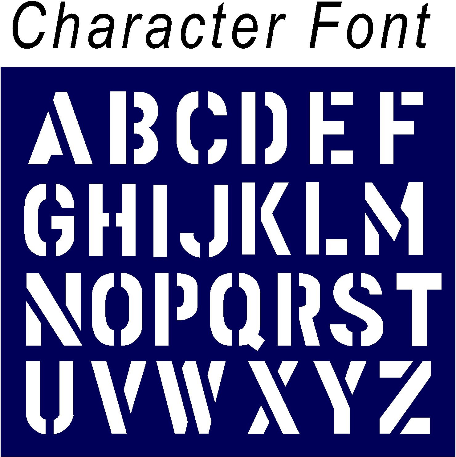 Stencil Products 4″- 100mm A – Z Letters – BigaMart