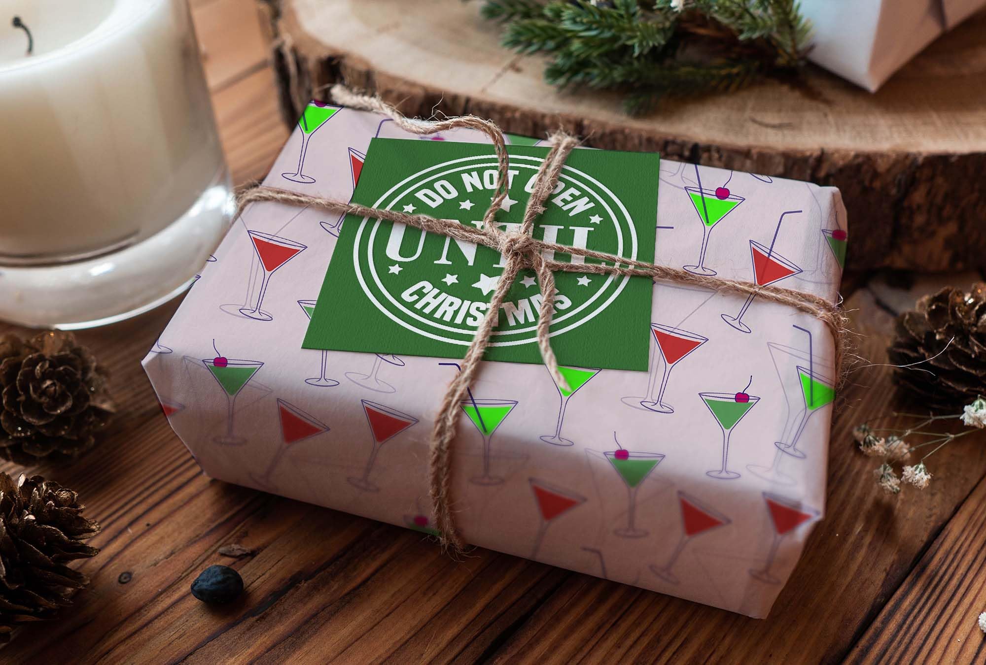 Martini Wrapping Paper Martini' Gift Wrap Durchdachten By Carly