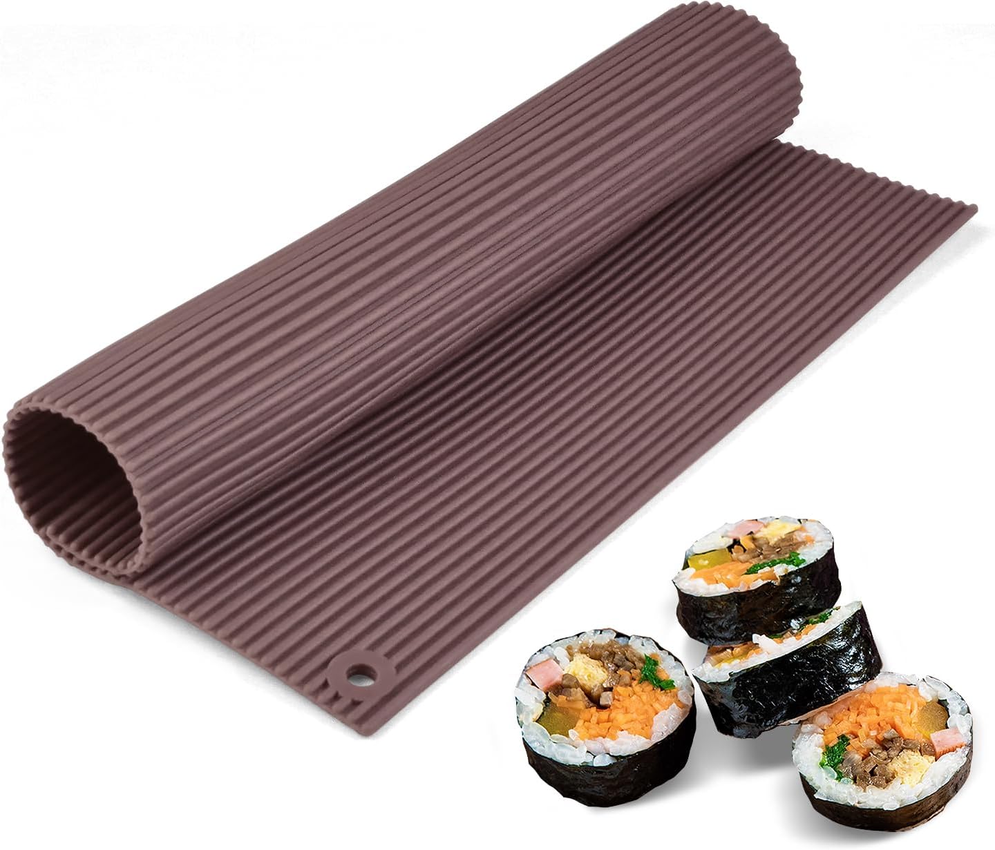 Amazon.com: Hasegawa Beige Plastic Sushi Makisu Rolling Mat 25.5 x 24.6 ...