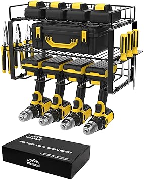 Amazon.com: WellMall Power Tool Organizer Holder - Wall Mount Style for ...