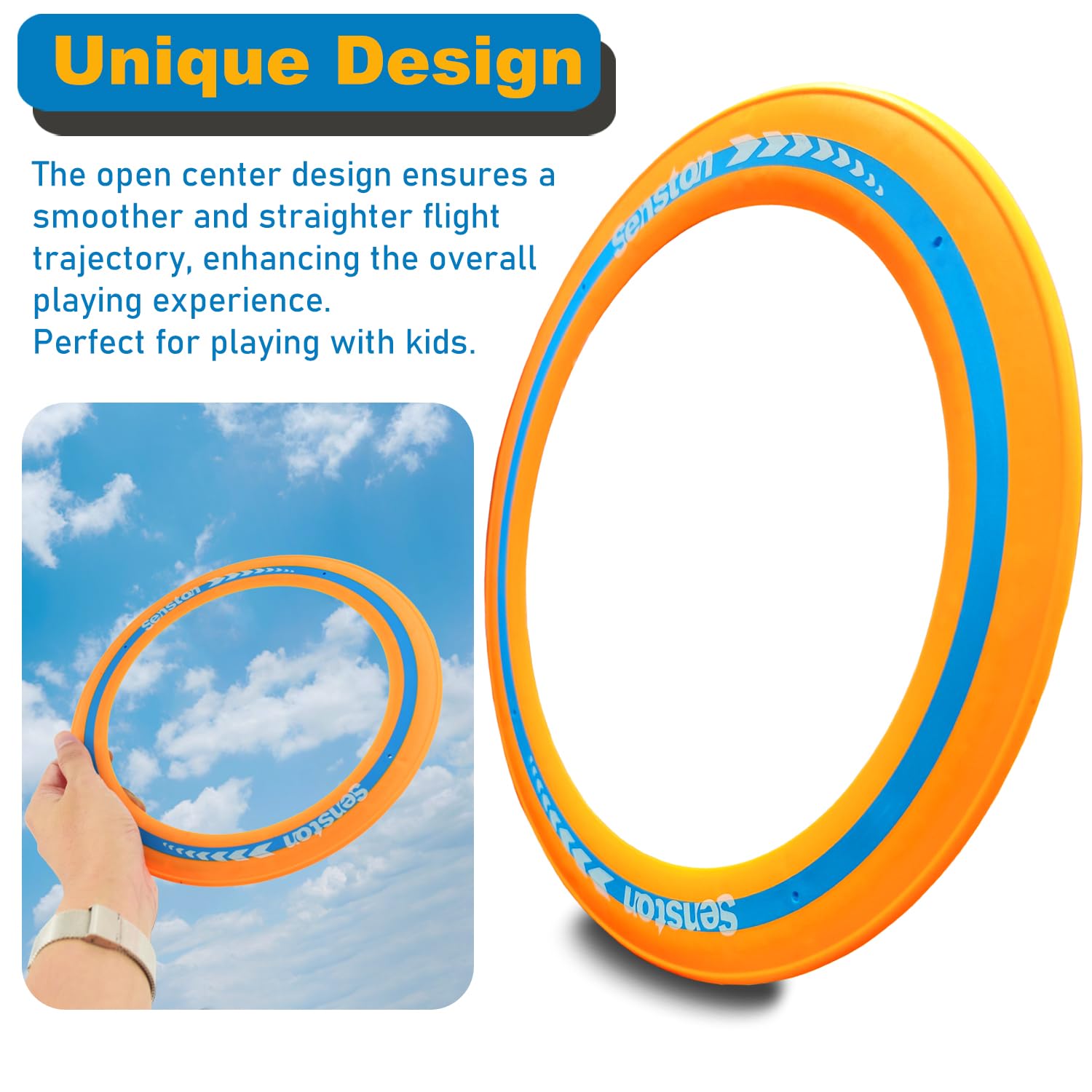 Snapklik.com : Flying Discs Easily Catch And Throw Sports Disc 11 Inch ...
