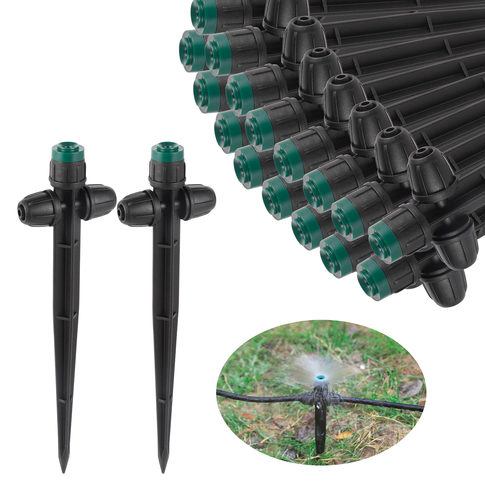 Snapklik.com : Drip Irrigation Emitters Sprayers For 1/4" Tubing ...