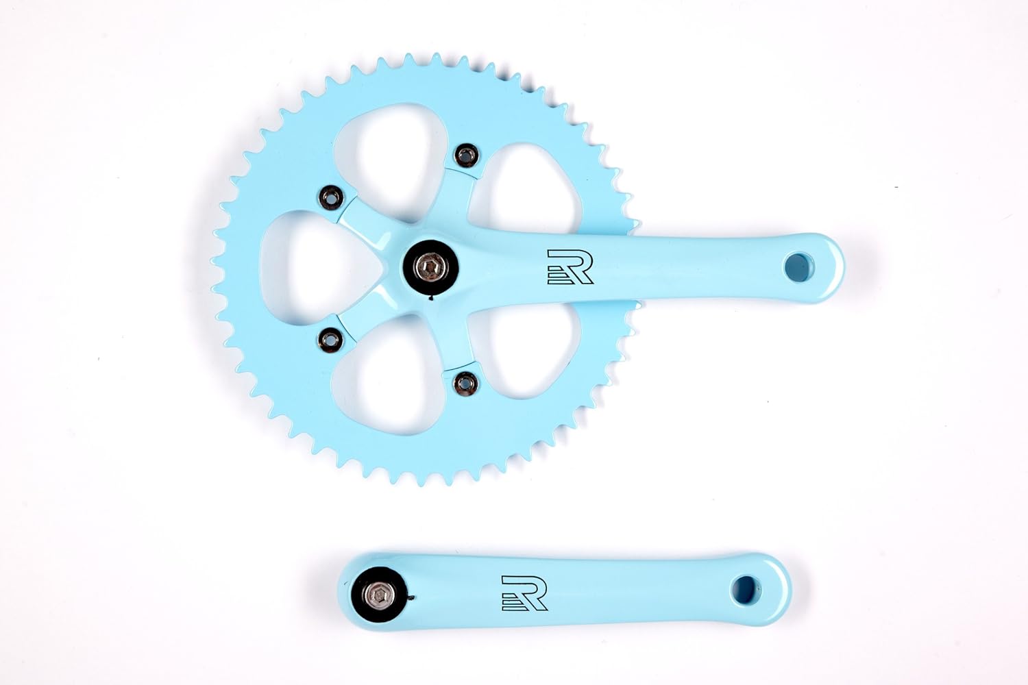 Retrospec Bicycles Fixed-Gear Crank Single-Speed Road Bicycle Crankset ...
