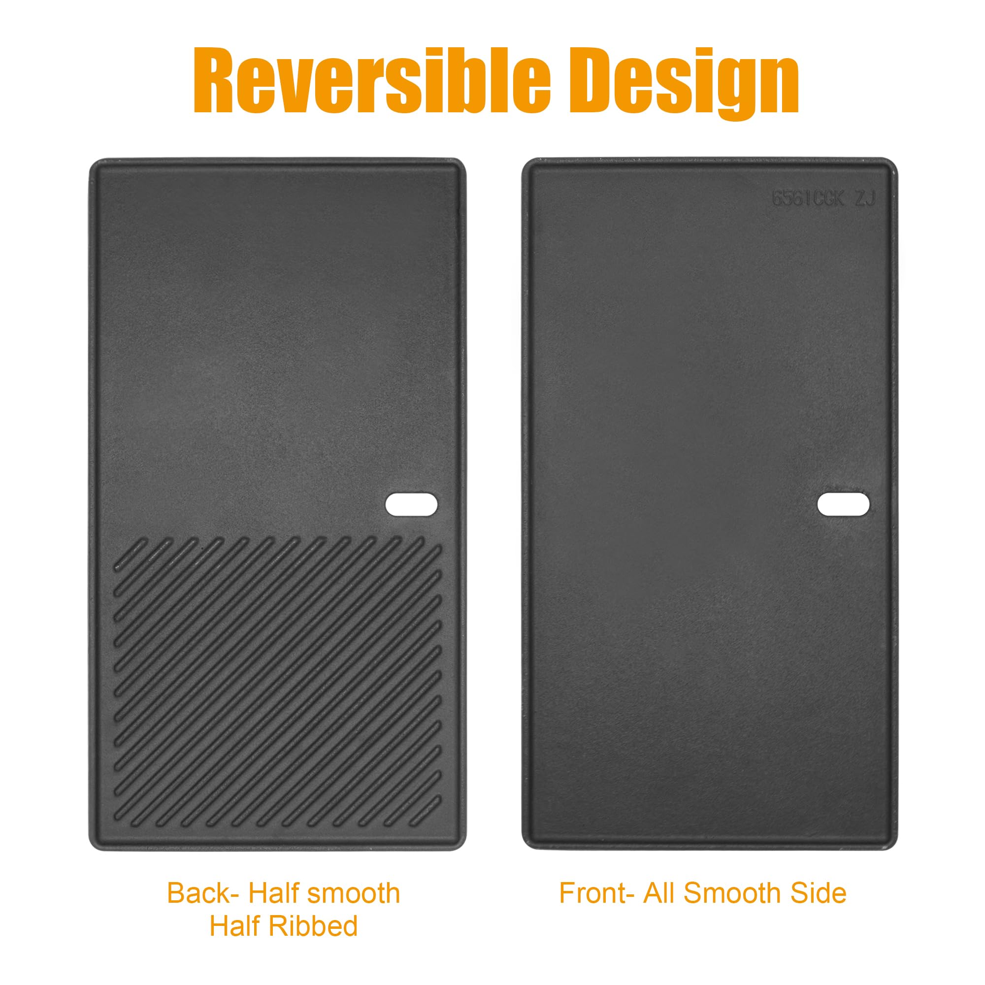 BBQ-PLUS 7637 Grill Grate and Griddle Replacement for Weber Spirit E210 ...