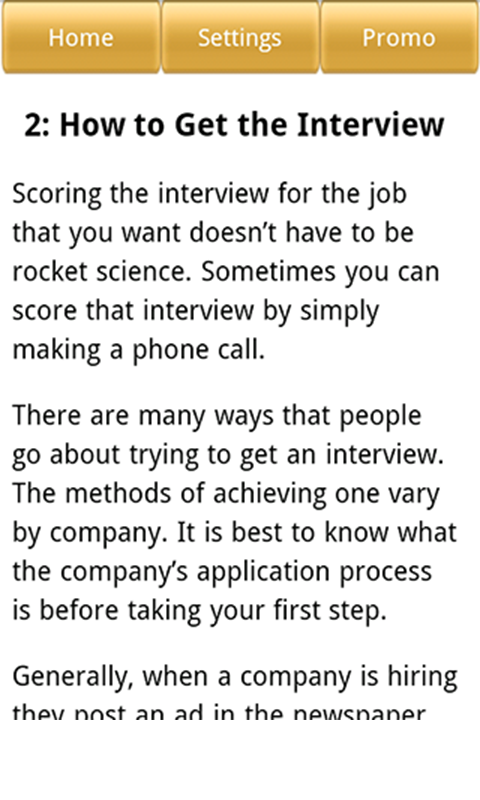 Guide to Acing any Job Interview! - App on Amazon Appstore