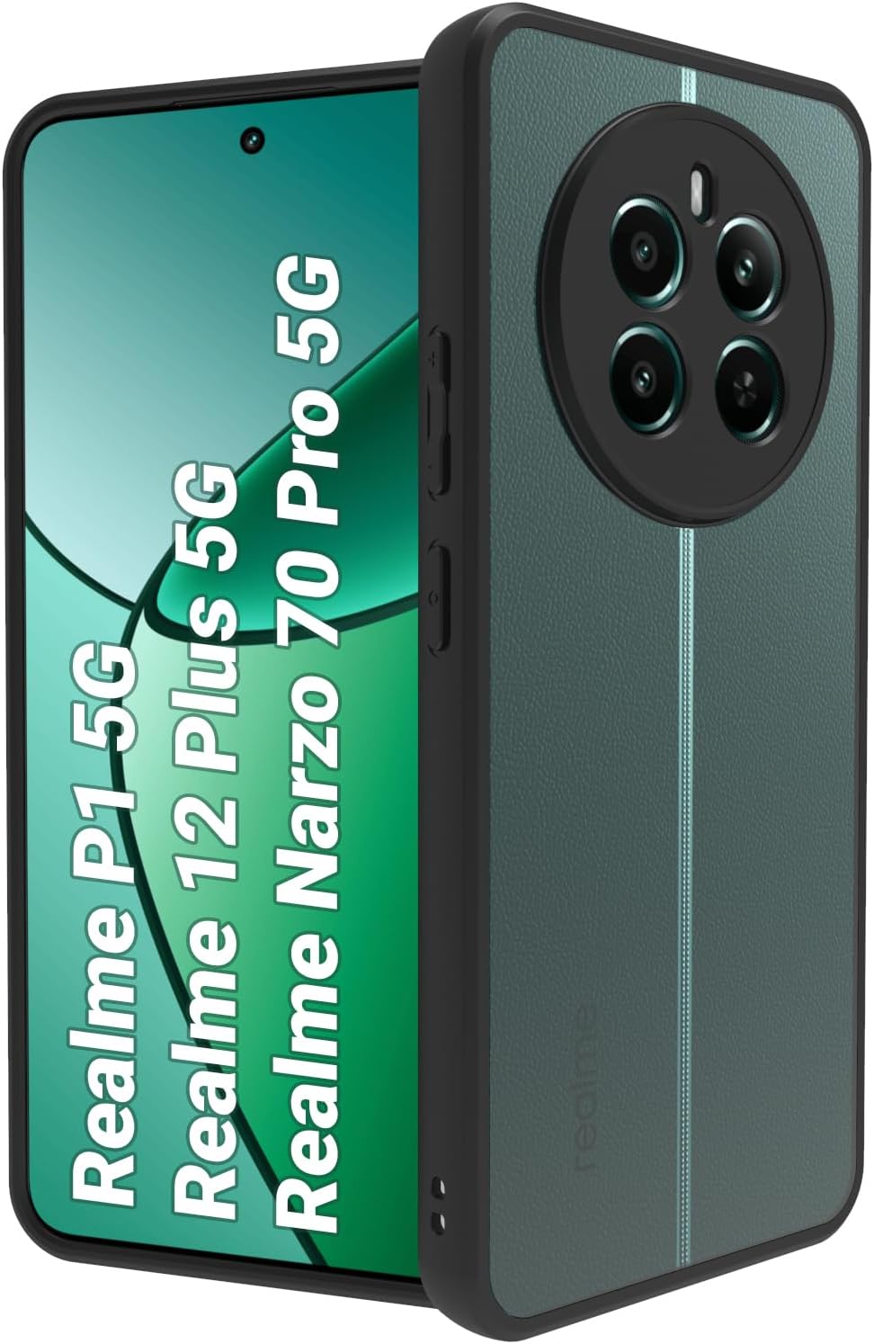 SPAZY CASE® Realme P1 5G / Realme 12 Plus 5G / Narzo 70 Pro 5G / Narzo ...