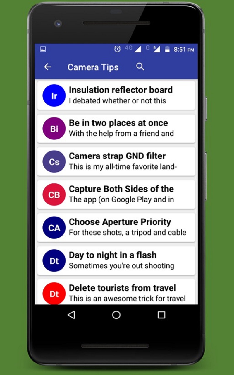 Camera Tips And Tricks - App on Amazon Appstore