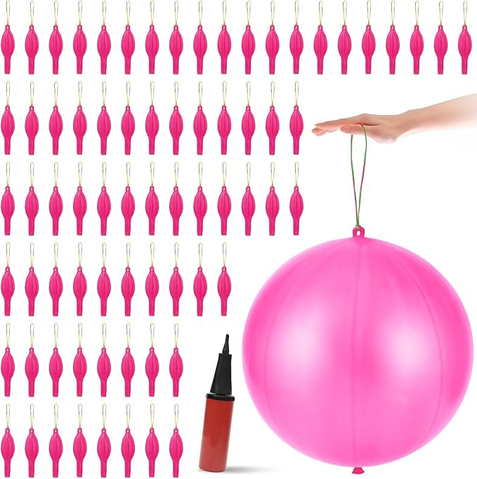 Amazon.com: Zealor 100 Pcs Punch Balloons Heavy Duty Punching Balloon ...
