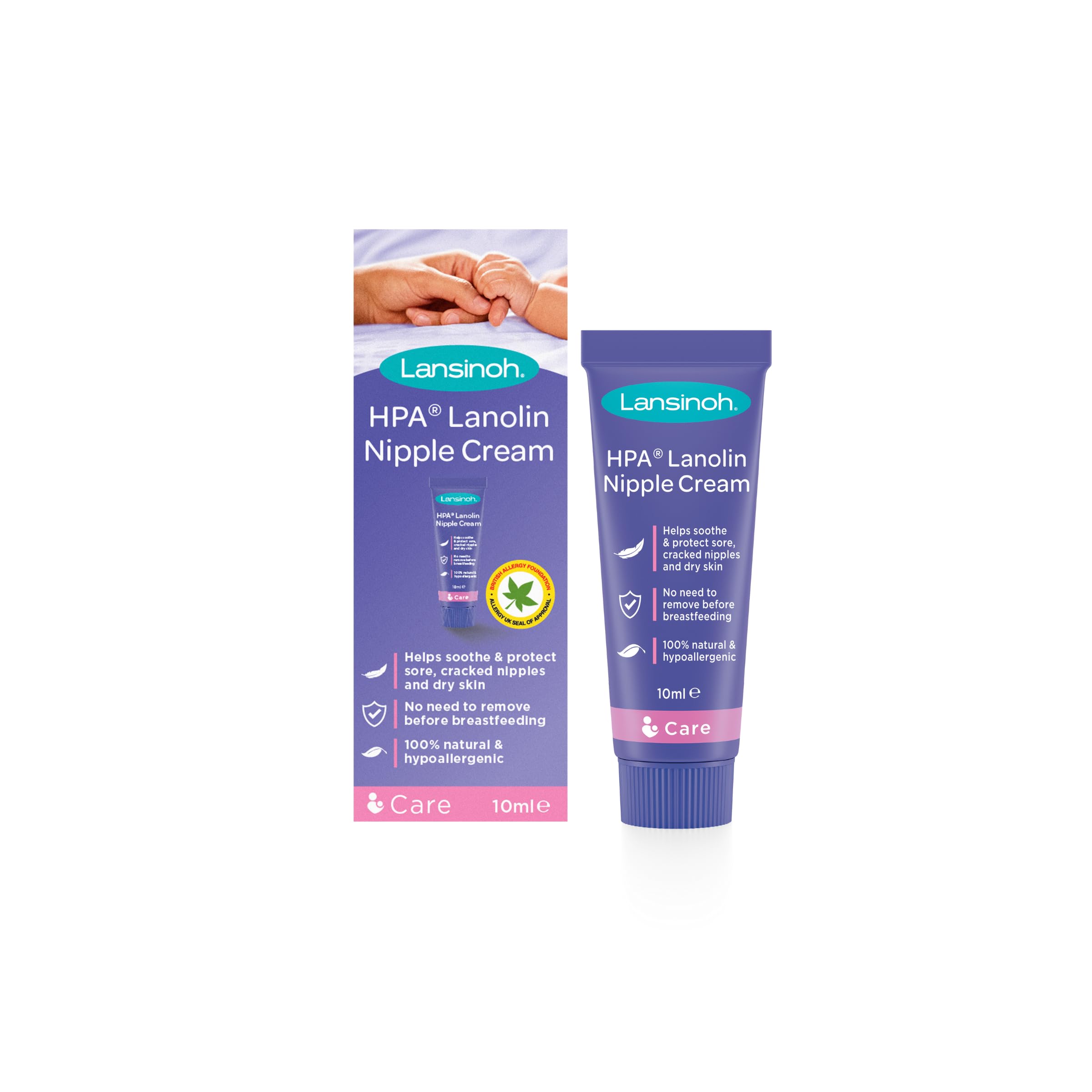 Lansinoh Hpa Lanolin Nipple Cream | Sore Nipples Cracked Skin Breast ...