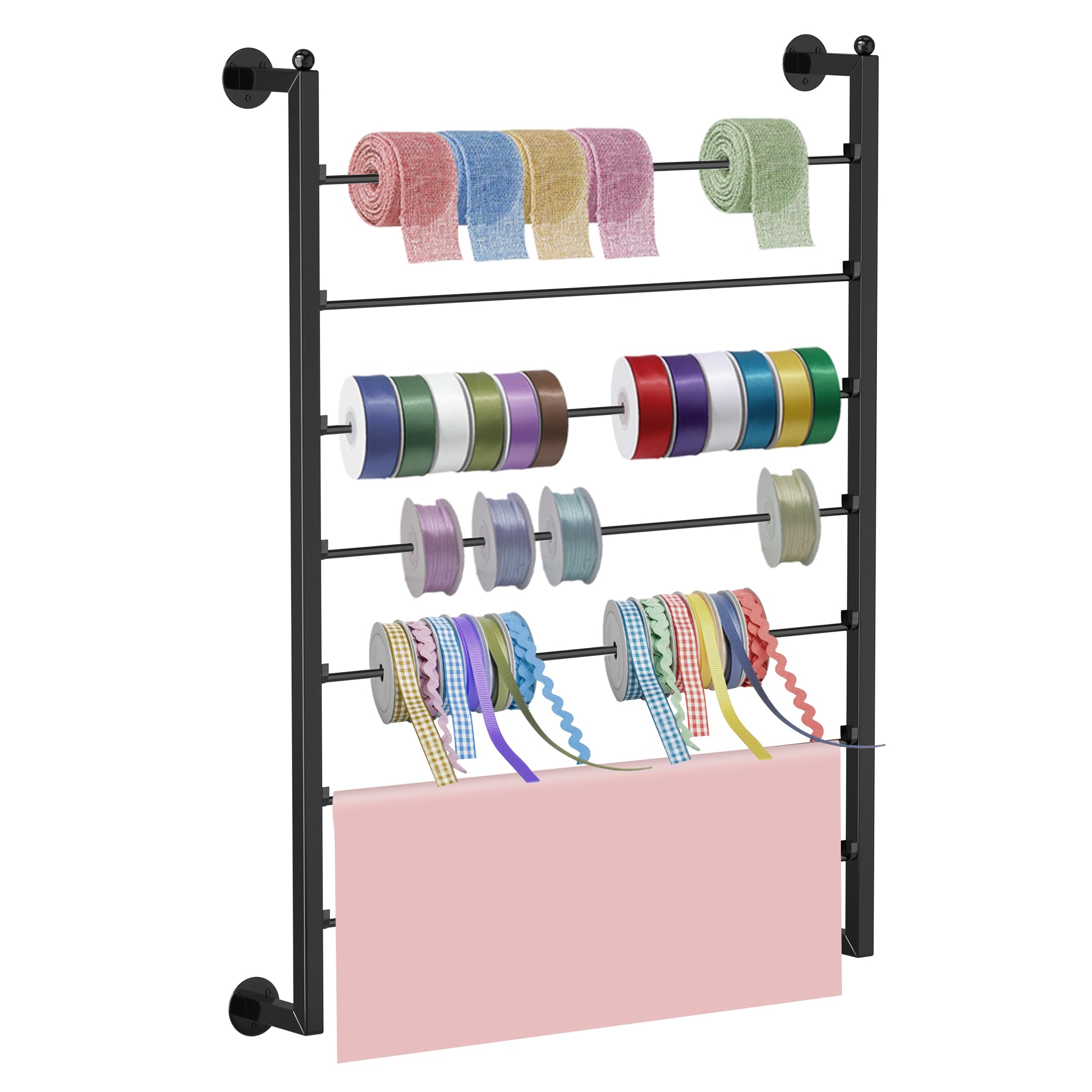 Amazon.com: Ribbon Holder,Wall Mounted Ribbon Storage Organizer,7-Layer ...