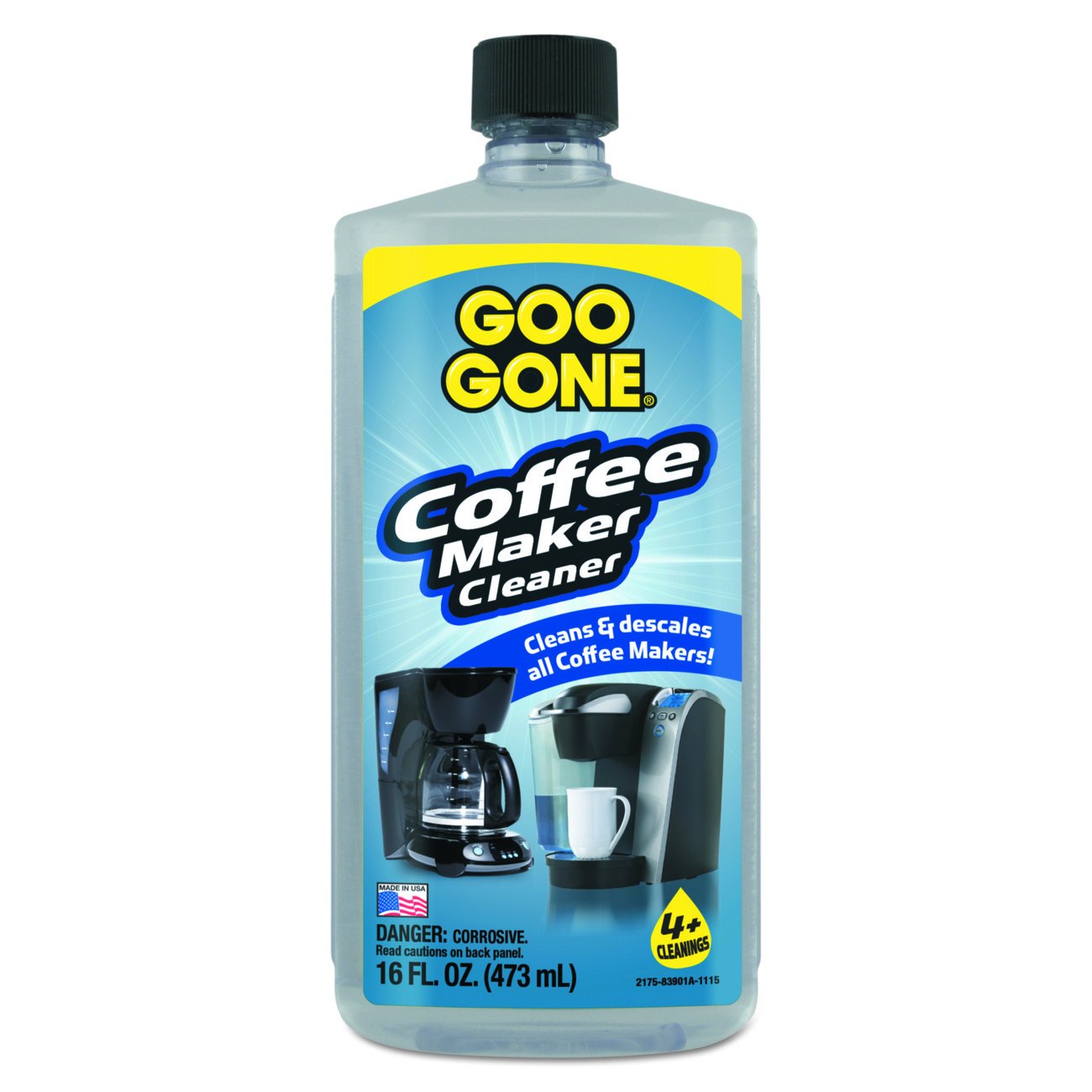 Goo Gone 2175 Coffee Maker Cleaner, 16oz Volume, 16 fl. oz., 8.81 ...