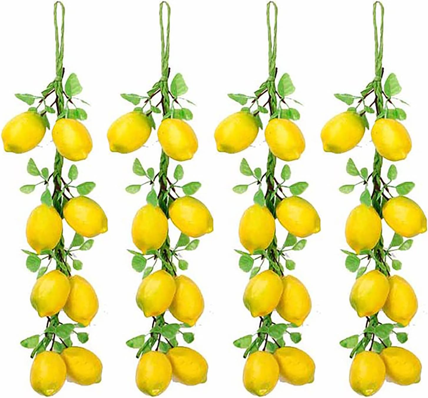Amazon.com: Bonlting 4 Pcs Artificial Plastic Hanging Lemon String Fake ...