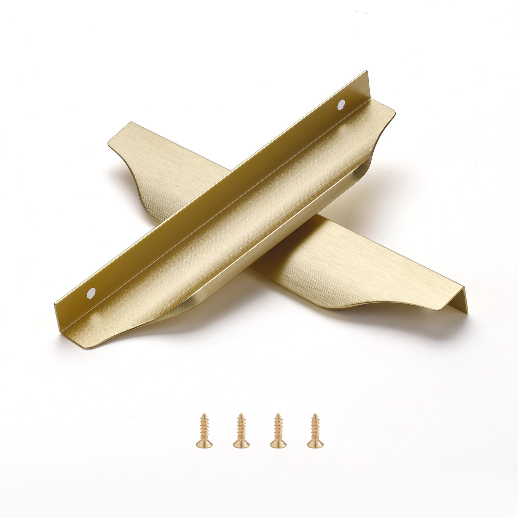 Satanga Edge Finger Pulls for Cabinet Kitchen Drawer knobs Low Profile ...