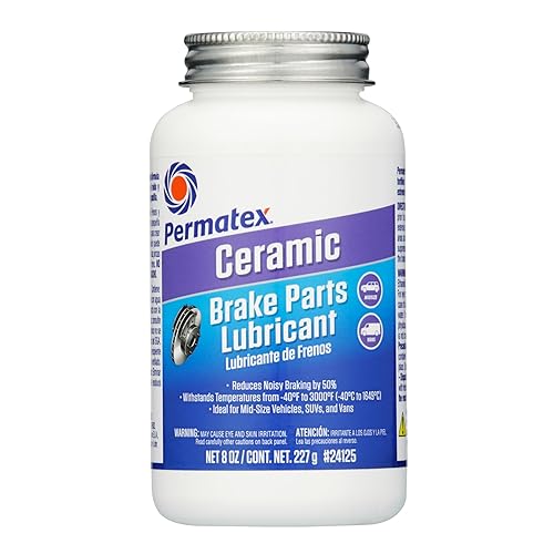 Lubricante para piezas de frenos Permatex 24125 Ceramic Extreme, 8 oz ...