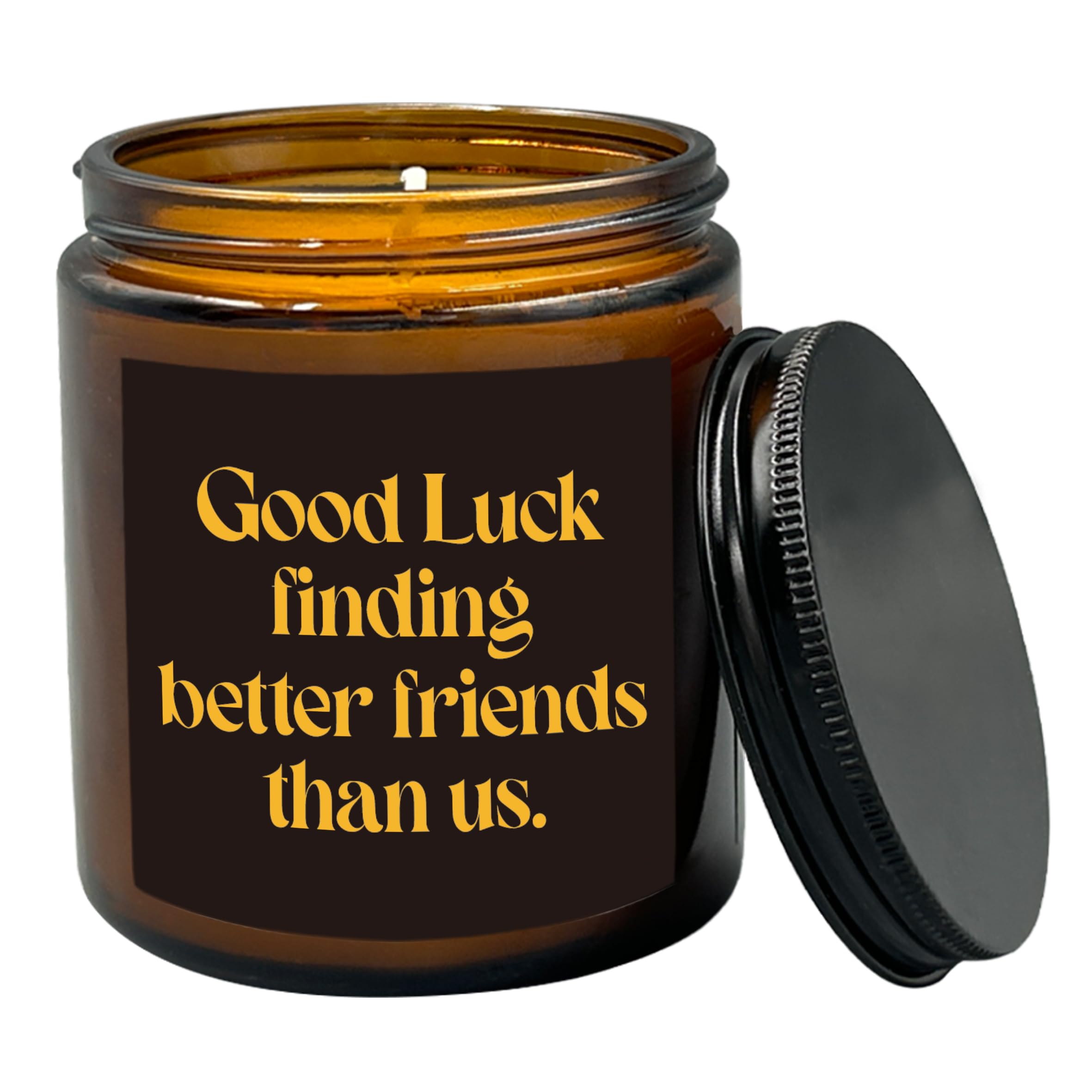 Amazon.com: HIWX Friend Farewell Gift Scented Candle, Goodbye Candle ...