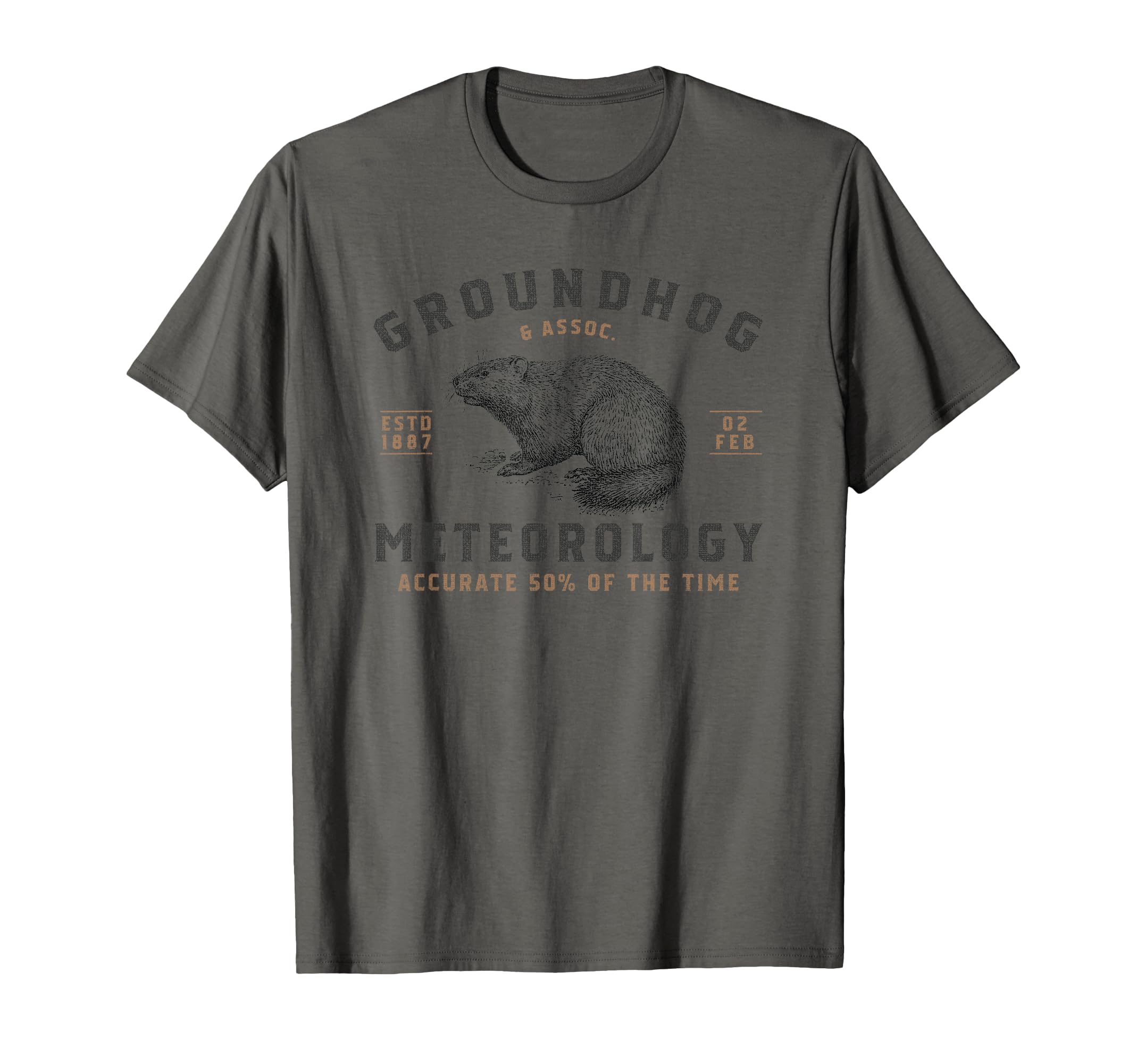 Amazon.com: Funny Groundhog Day Shirt | Groundhog Meteorology T-Shirt ...