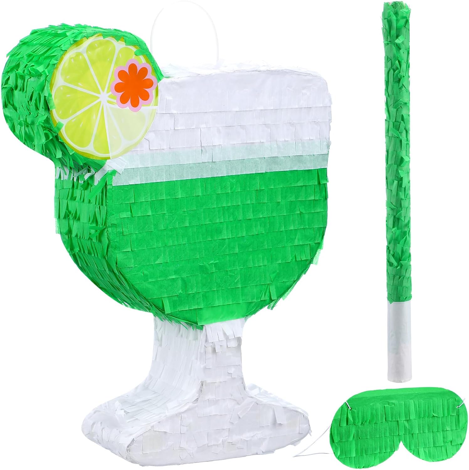 Amazon.com: JellyArch Margarita Piñata with Stick and Blindfold Tequila ...