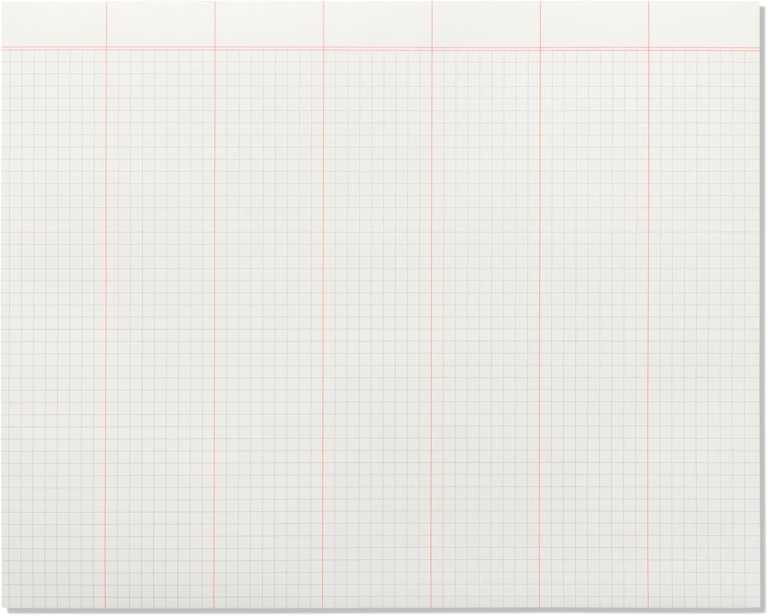 Amazon.com : DesignWorks Ink 8" x 10" Large Retro Grid Tear Off Notepad - Stylish Memo Pad with ...