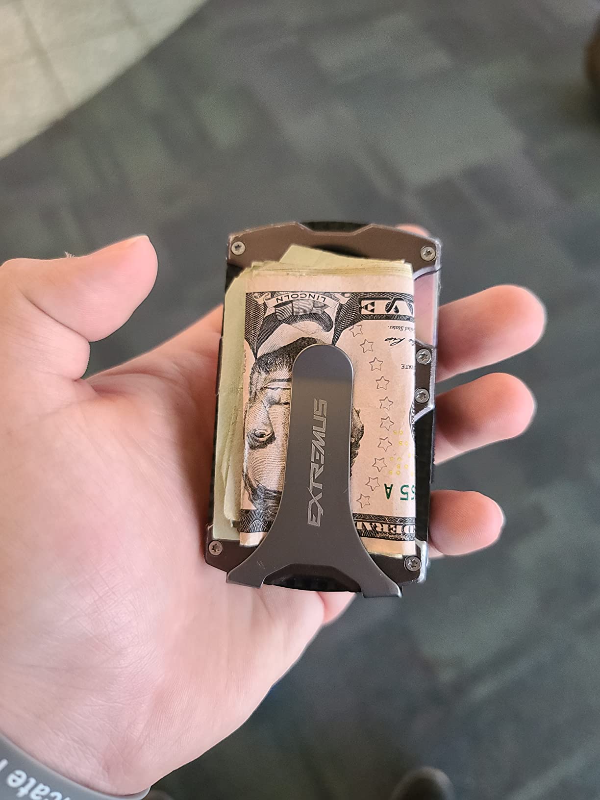 $6/mo - Finance Extremus Tactical Wallet, Carbon Fiber Money Clip, RFID ...