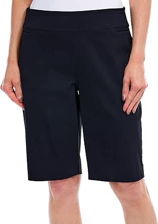 Coral Bay Women's Favorite Fit Slimming Solid Pocket Shorts at Amazon ...