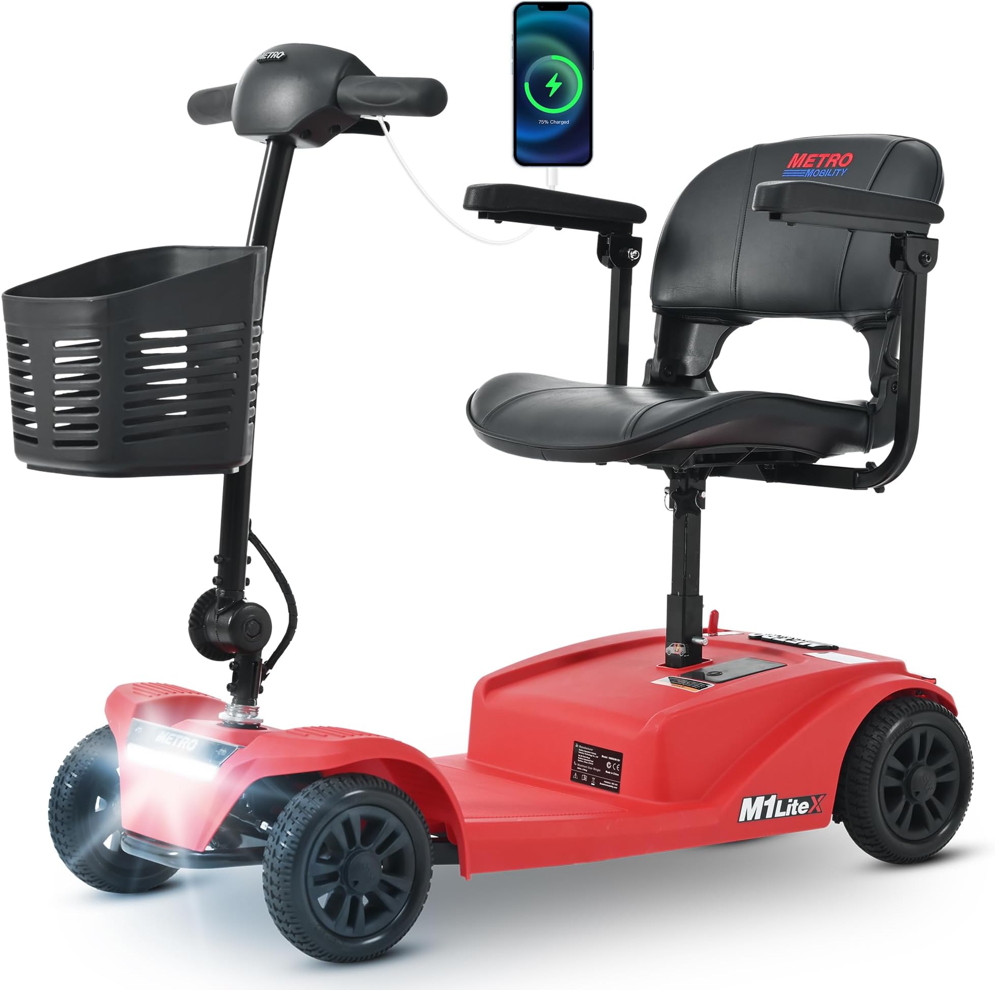 Amazon.com: Enhanced Electric Mobility Scooter for Adults and Seniors ...
