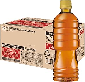 Amazon.co.jp: ポッカサッポロ 加賀棒ほうじ茶 525ml PET ラベルレス ×24本 : 食品・飲料・お酒
