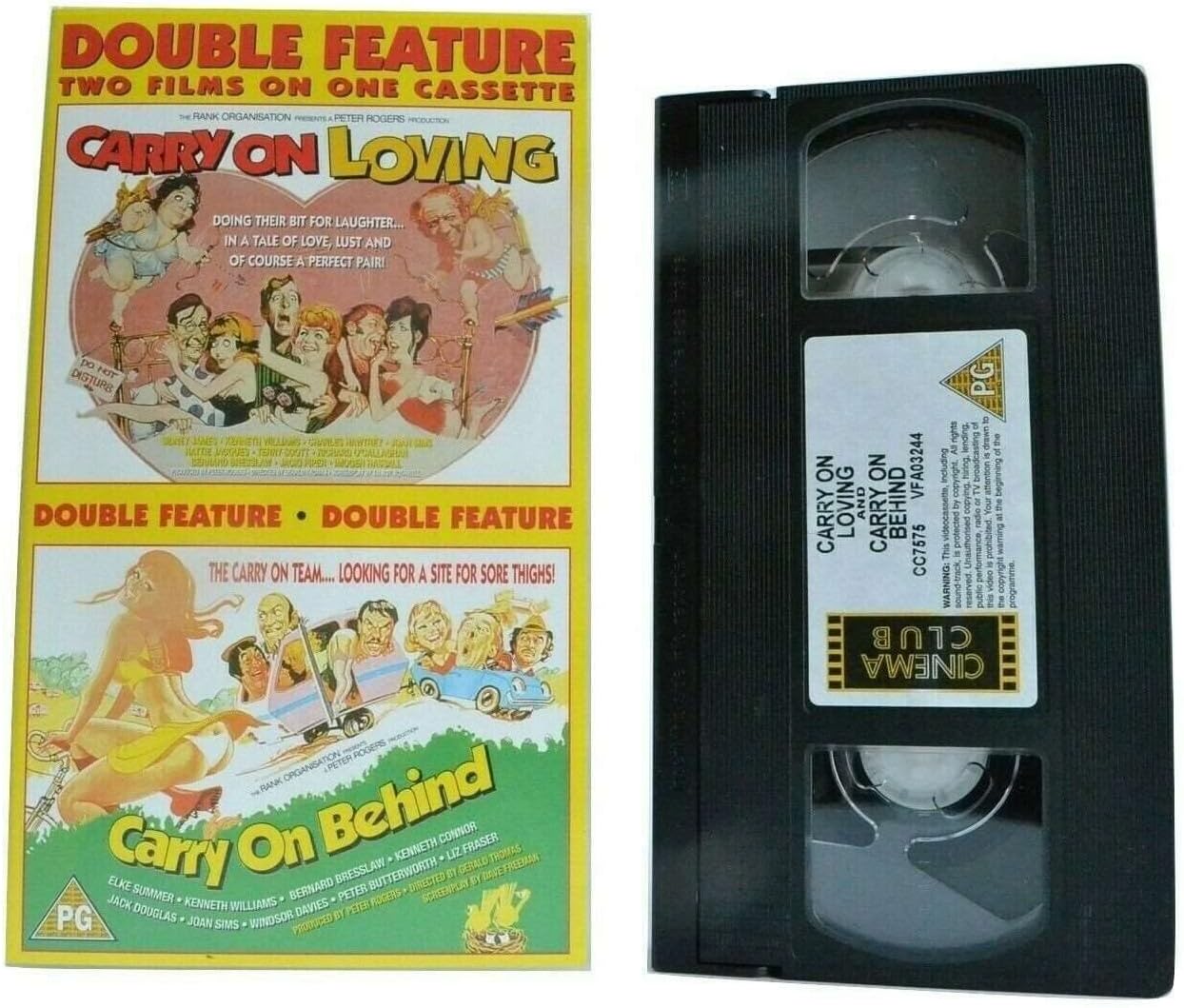 Amazon.com: Carry On Loving/Carry On Behind [VHS] : Electronics