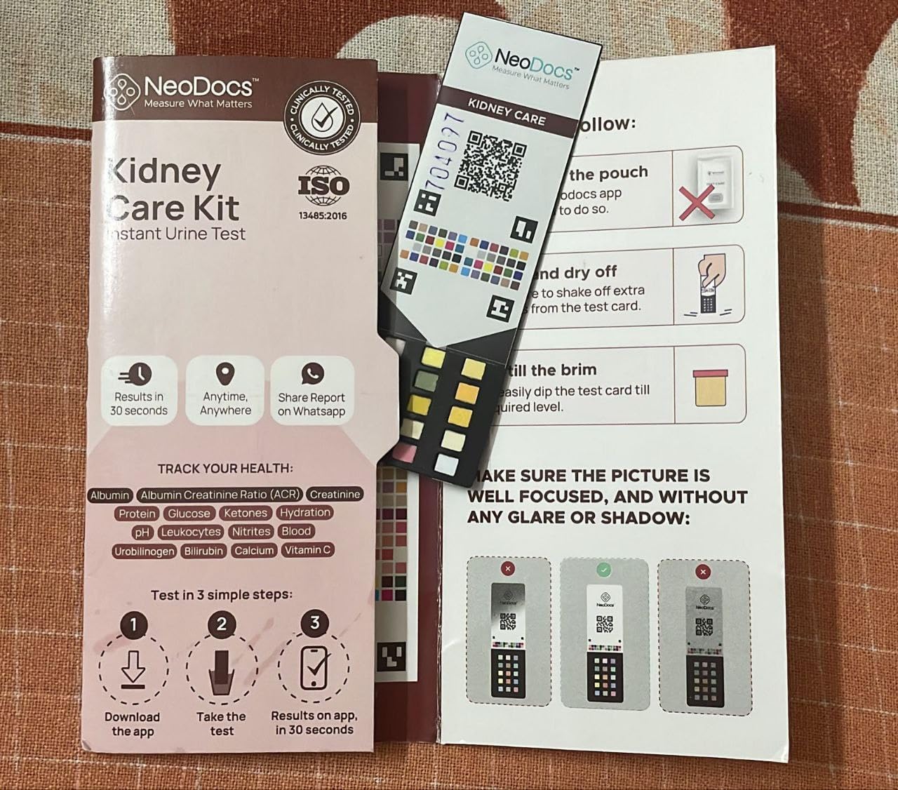 Neodocs Kidney wellness Urine test for Diabetes care & blood pressure ...