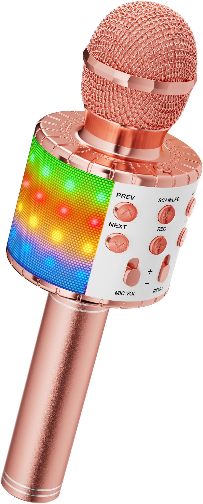 Ankuka Karaoke Wireless Microphone, 4 in 1 Handheld Bluetooth ...