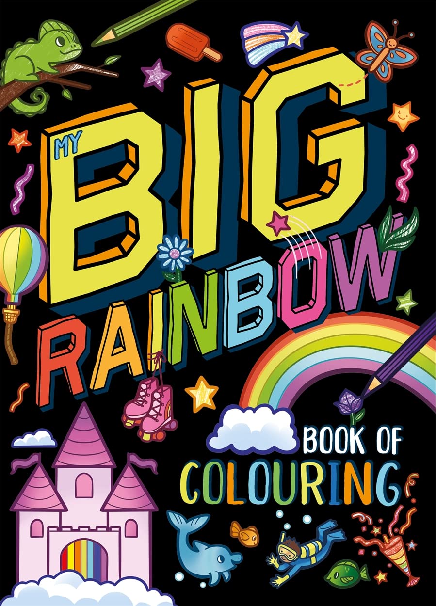 My Big Rainbow Book of Colouring : Igloo Books Ltd: Amazon.co.uk: Books