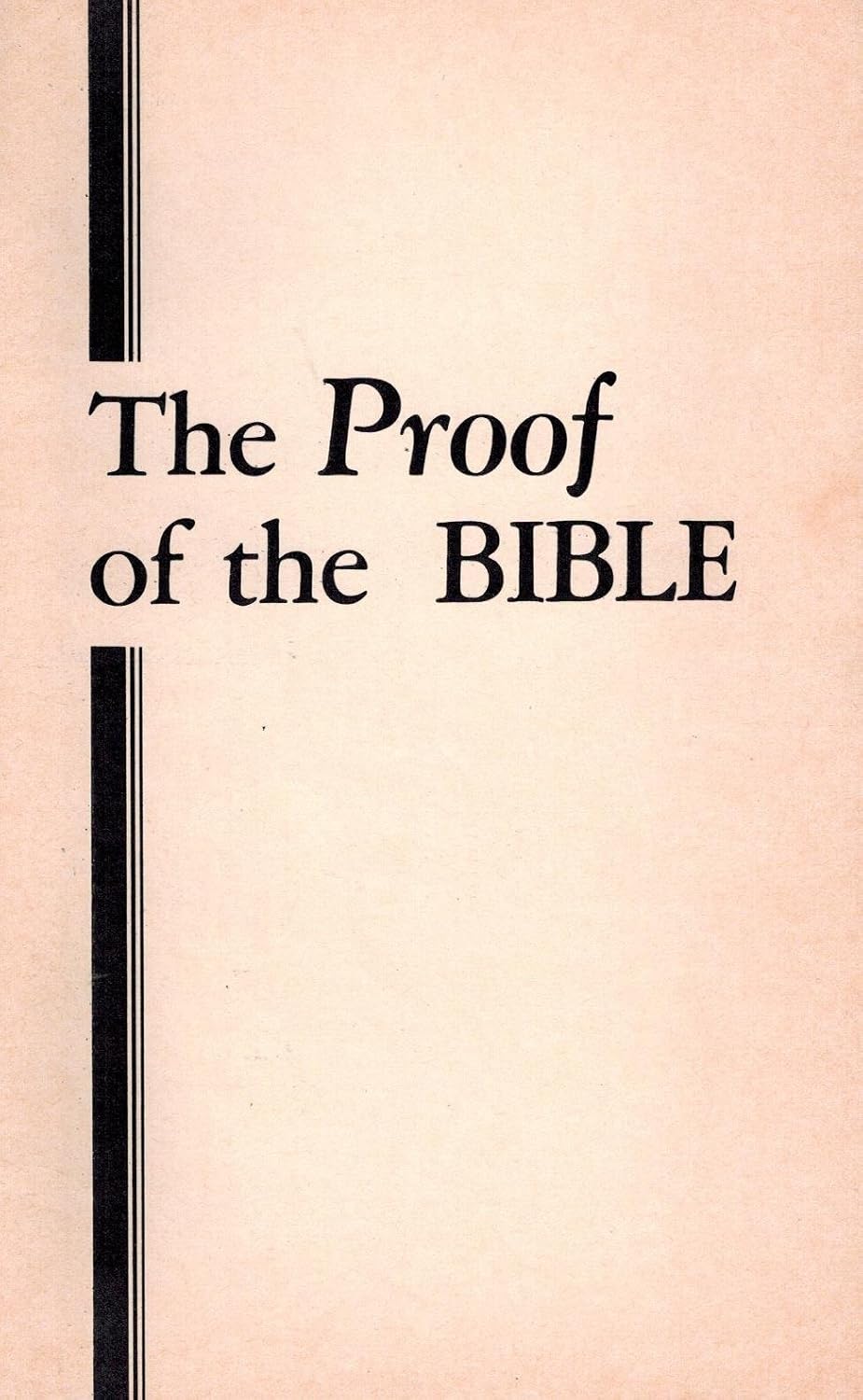 The Proof of the Bible | Amazon.com.br