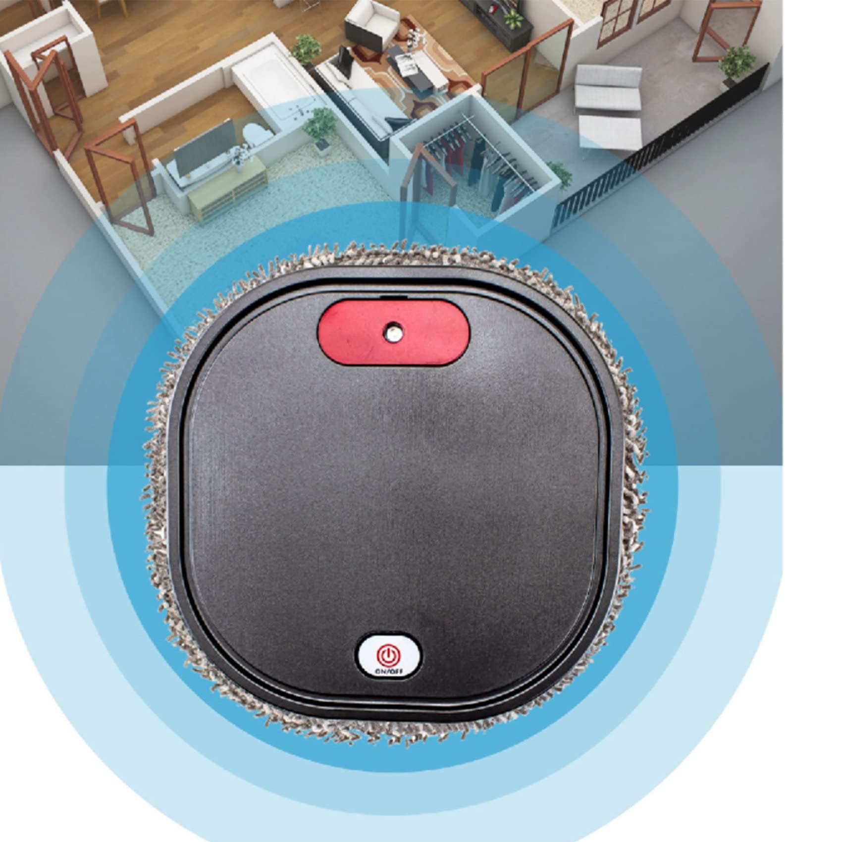 Steam Mop Smart Home Wet Dry Sweeping Robot Automatic Mopping Machine ...