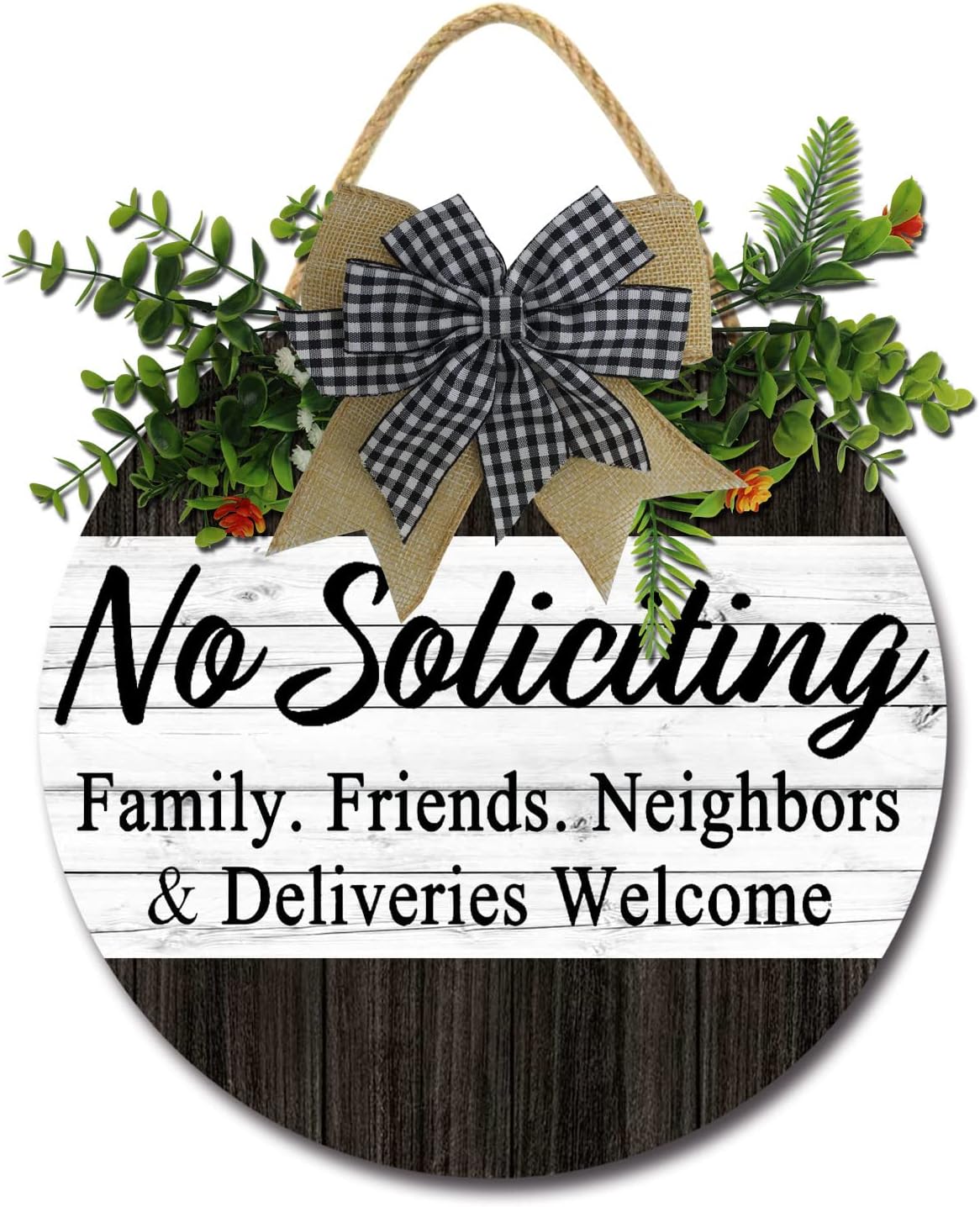 Amazon.com : Eveokoki Welcome Sign for Front Door Outside Funny Wooden ...