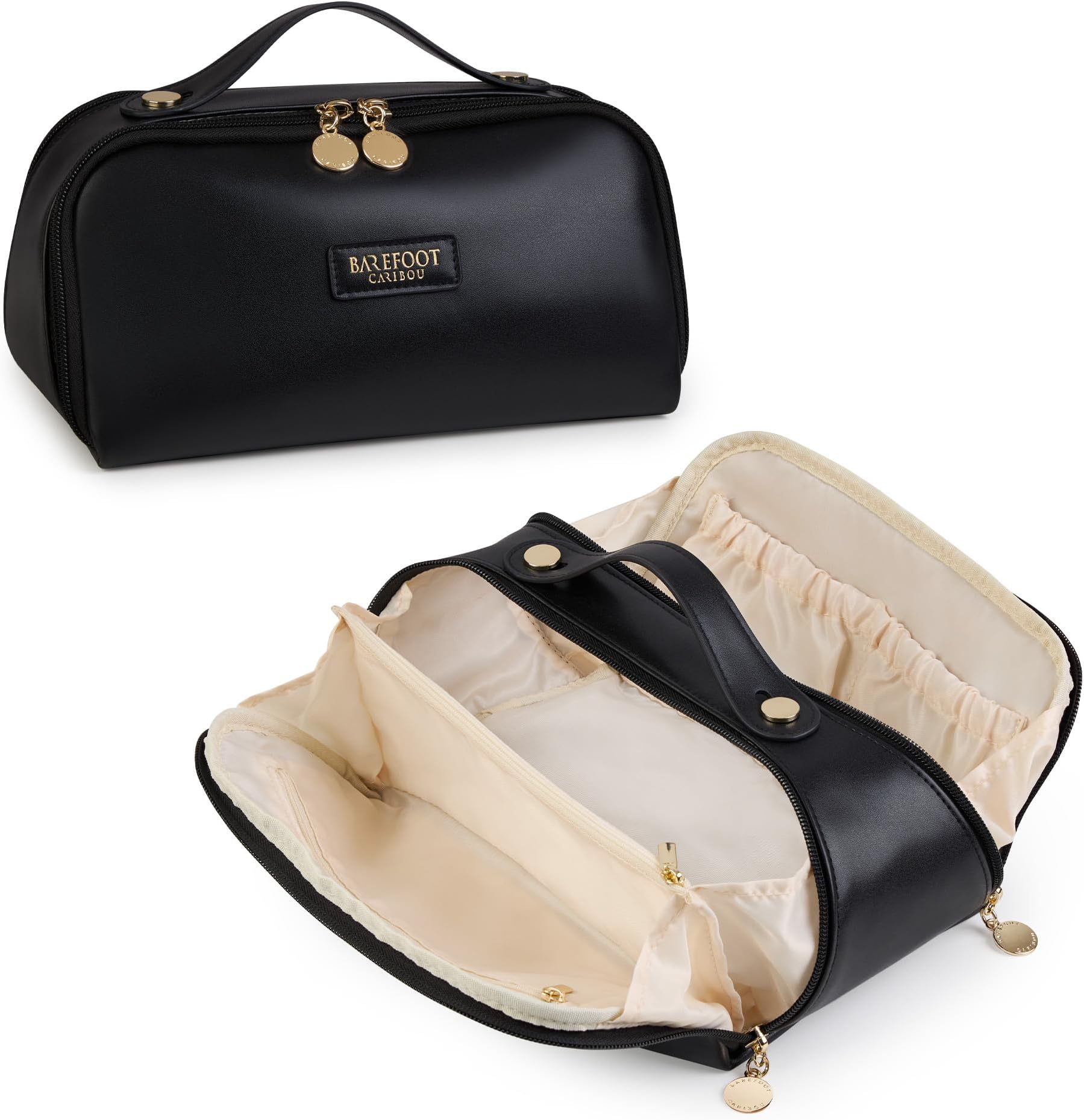 Amazon.com: Omeily Travel Makeup Bag Makeup Organizer Countertop Case ...