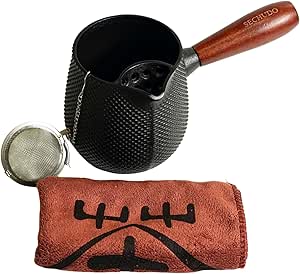 Amazon.com | SECHUDO Small Cast Iron Teapot, Japanese Style Tea Kettle ...