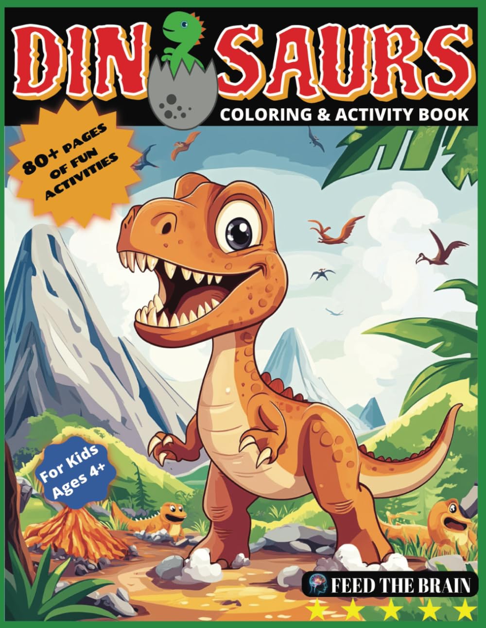 Amazon.com: Dinosaur Coloring & Activity Book for Kids: Exciting ...