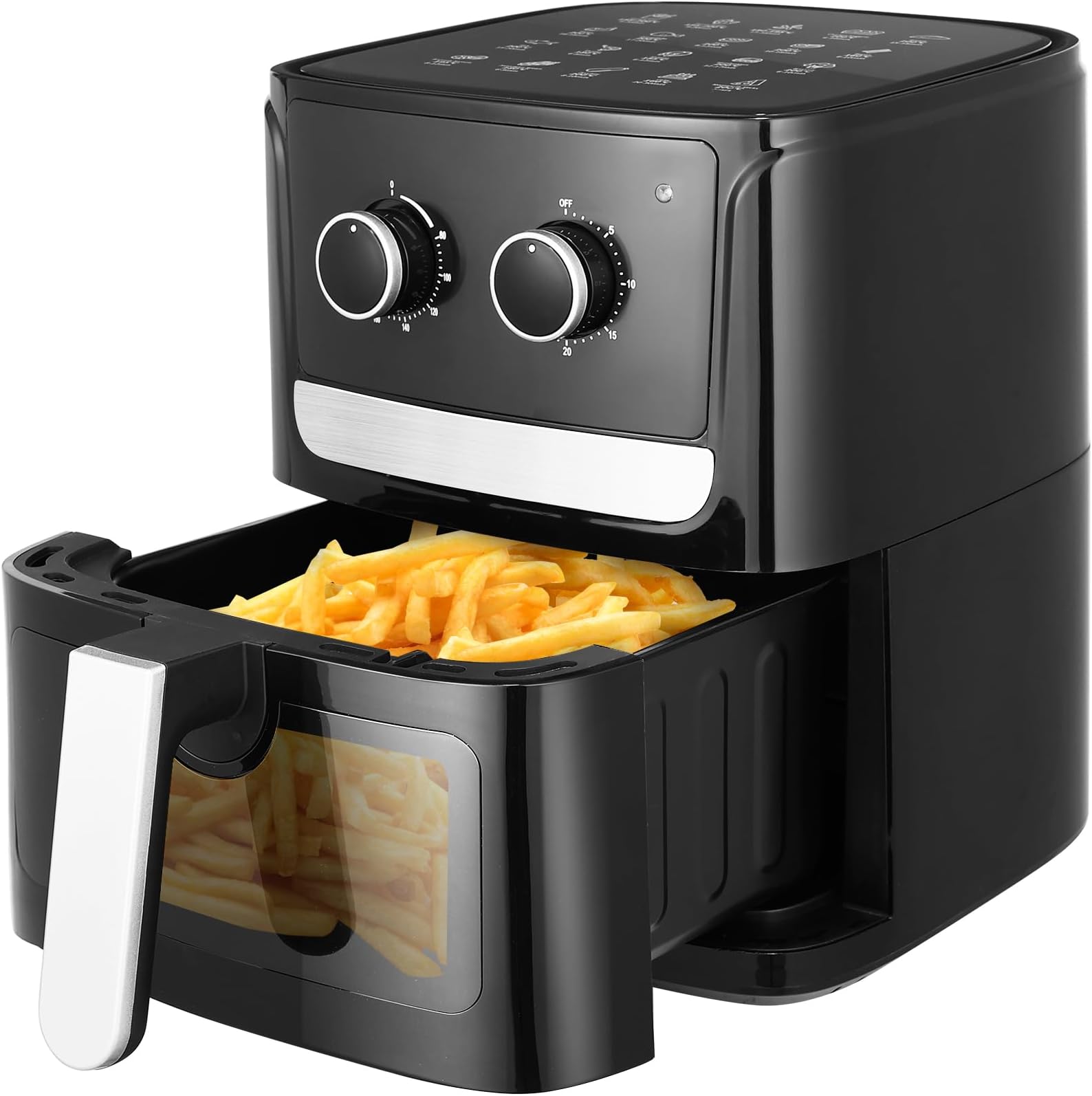 Air Fryer 4.5L Airfryer for Family with Airfryers Cookbook Included ...