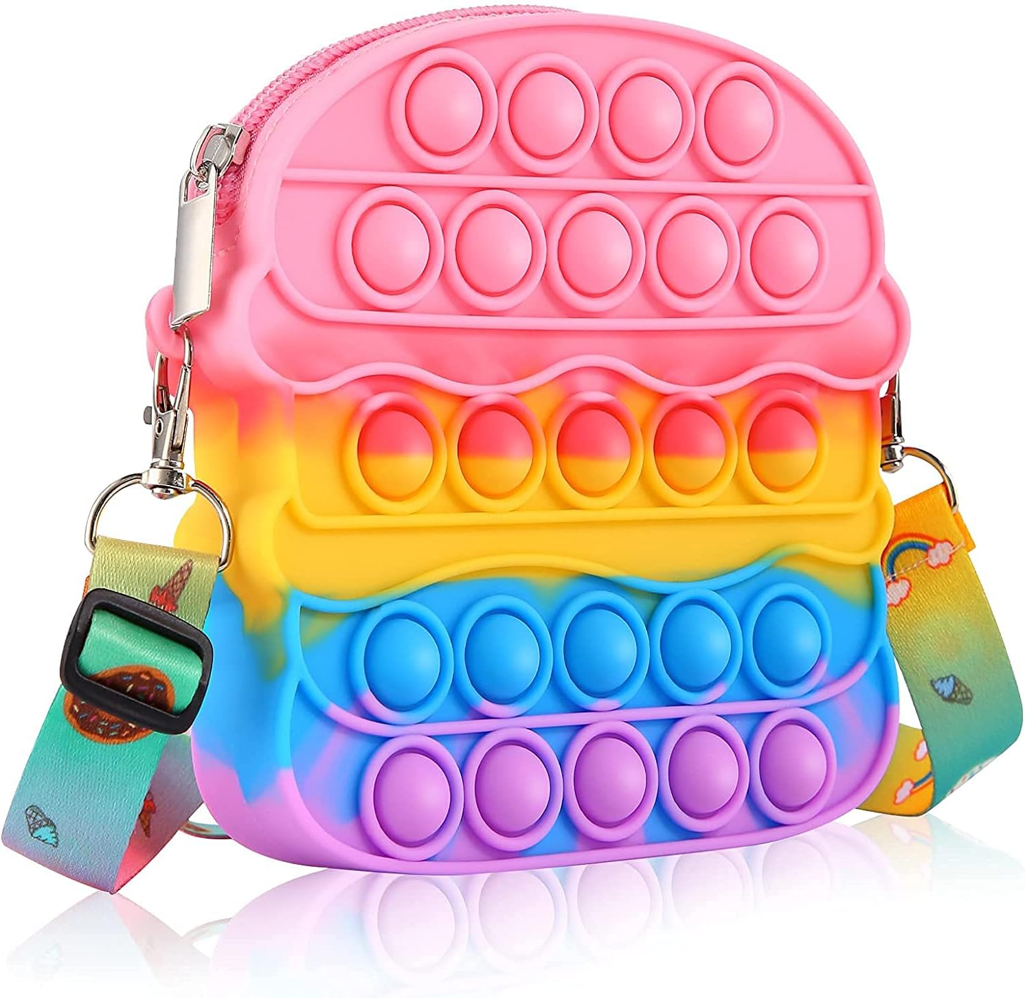 Amazon.com: Pop Purse Bag Bubble Fidget Sensory Toys for Kids Pop ...