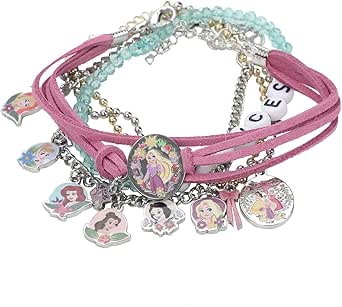 Amazon.com: Disney Princess Bracelet Set (Set of 4): Clothing, Shoes ...