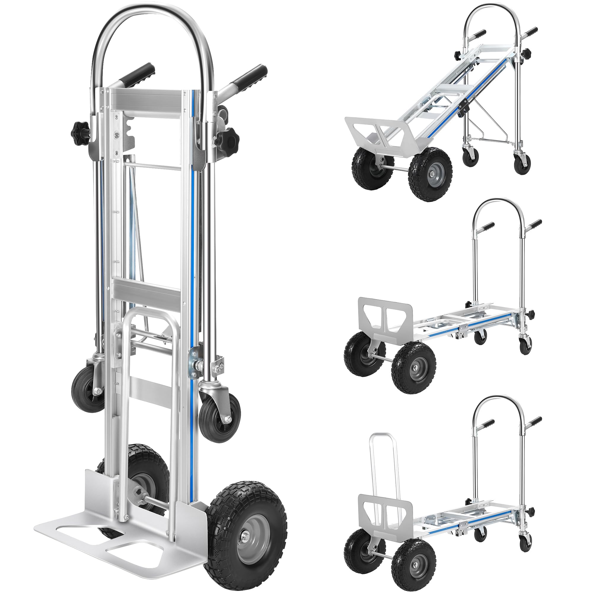 Snapklik.com : Rengue 3 In 1 Aluminum Hand Truck - Heavy Duty ...