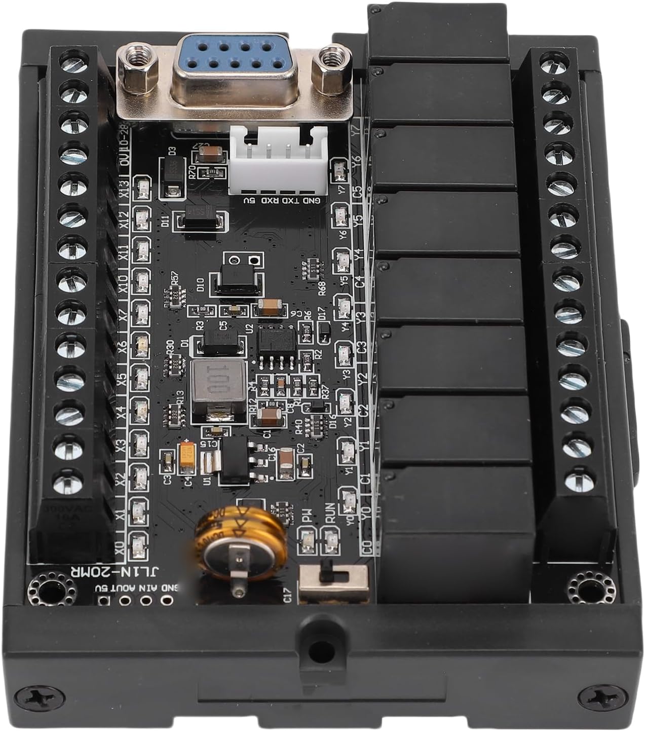 WALFRONT Programmable Logic Controller Board DC Panel PLC Relay Module ...