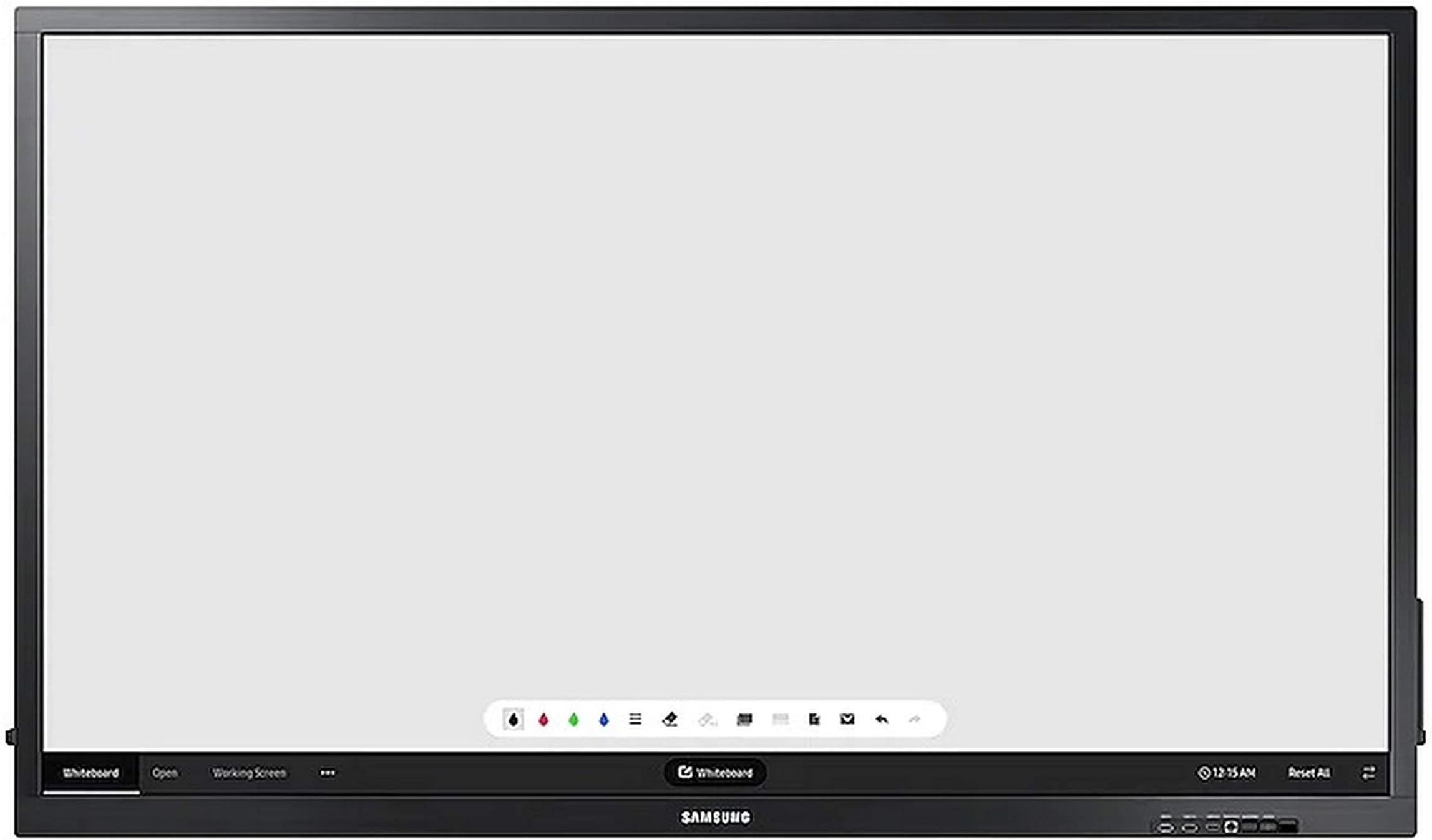 Amazon.com: Samsung QB75N-W 75-Inch EDGE-Lit 4K UHD LED Interactive ...