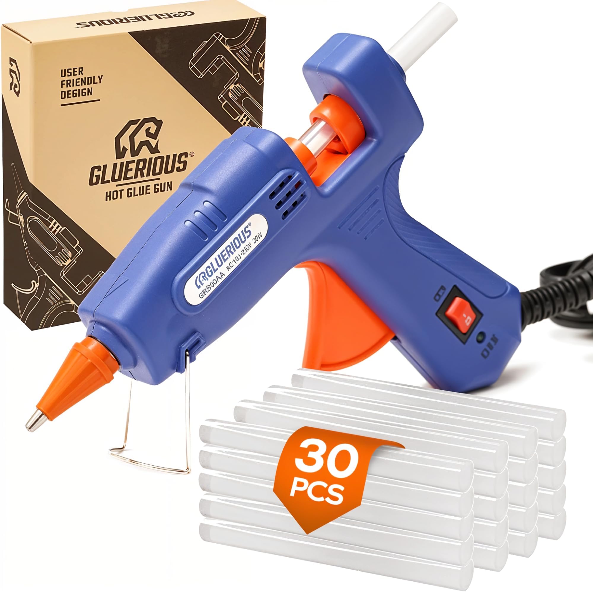 Amazon.com: Mini Hot Glue Gun Kit 8 Pieces Hot Melt Gun Crafts for Kids ...