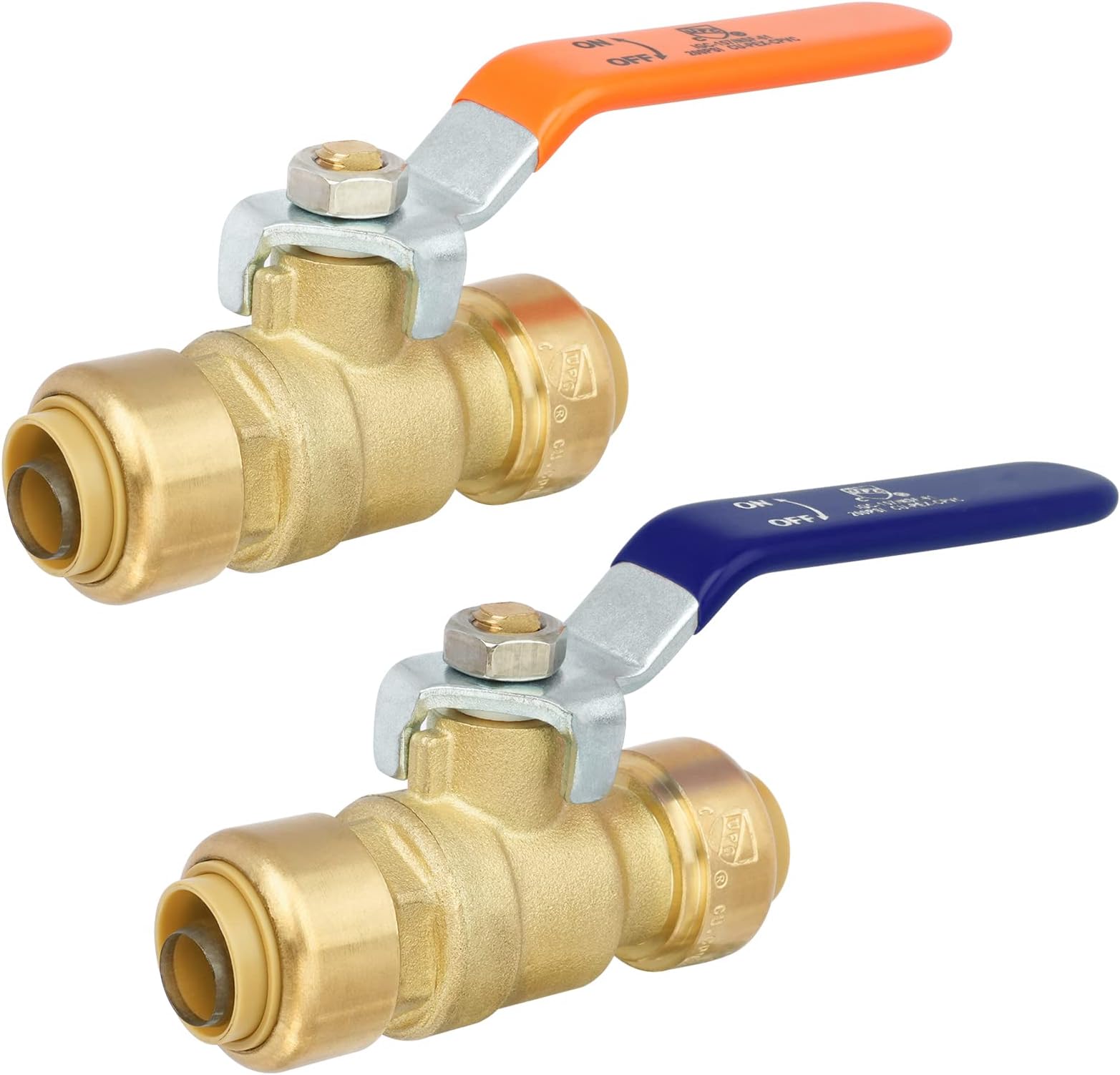 Amazon.com: 3/4 Inch Ball Valve, Push Fit Valve Shut Off Water, Push ...