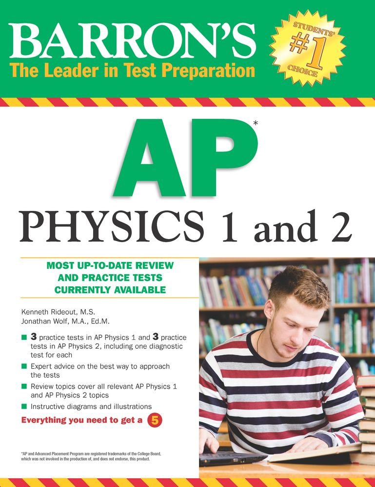 Amazon.com: Barron's AP Physics 1 and 2: 9781438002682: Rideout M.S ...