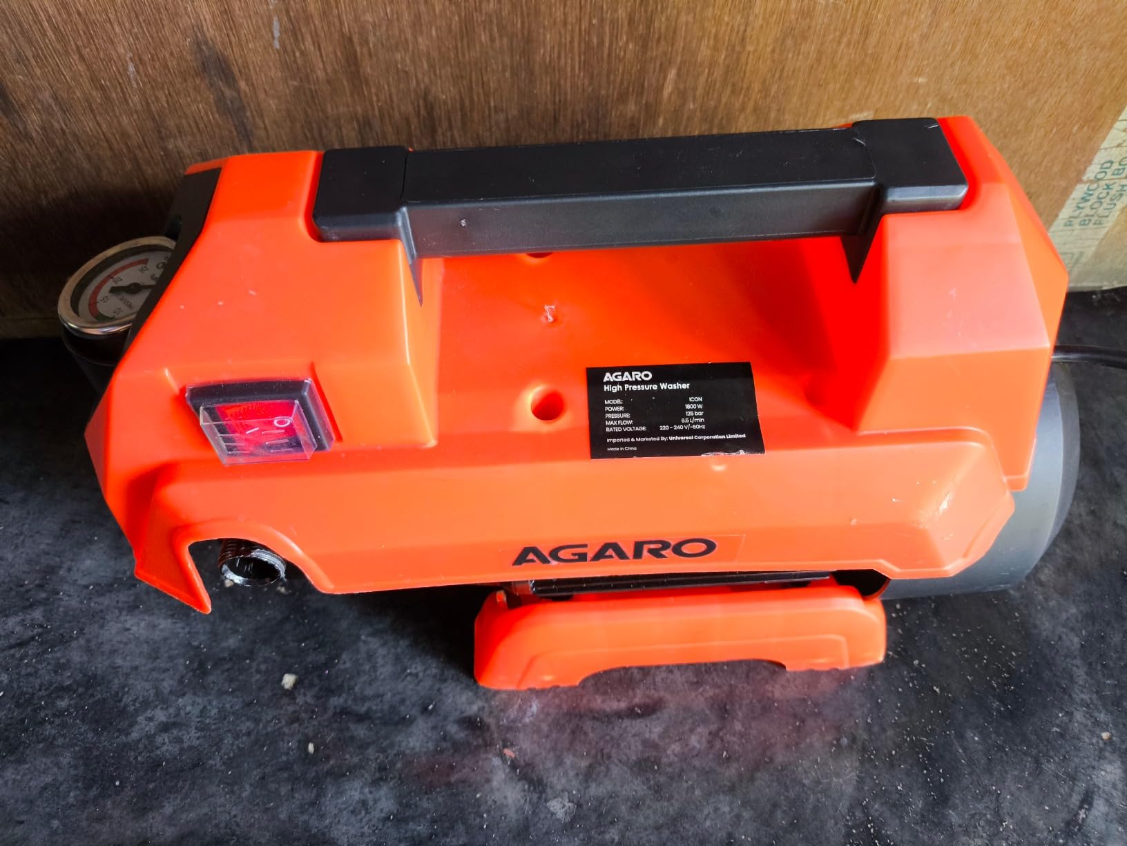 AGARO Icon High Pressure Washer, Car Washer, 1800 Watts Motor, 125 Bars ...