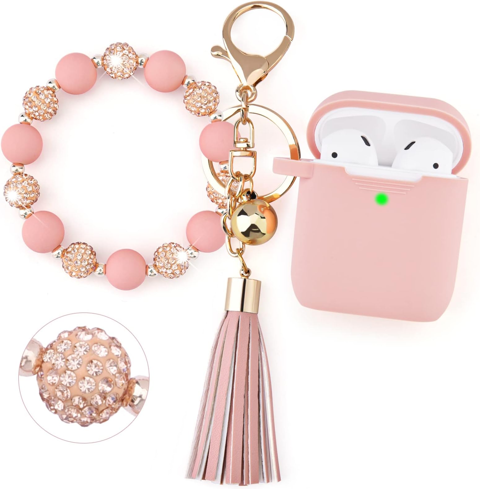 Amazon.com: OLEBAND Airpod Case 1st/2nd Generation with Cute Bling ...