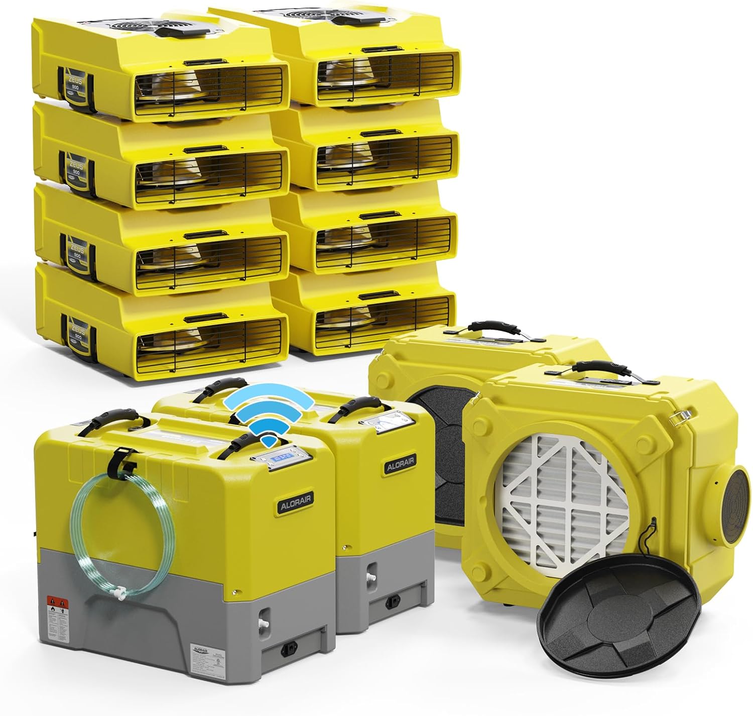 Amazon.com - ALORAIR 2 x WiFi Commercial Dehumidifier, 8 x Air Movers ...