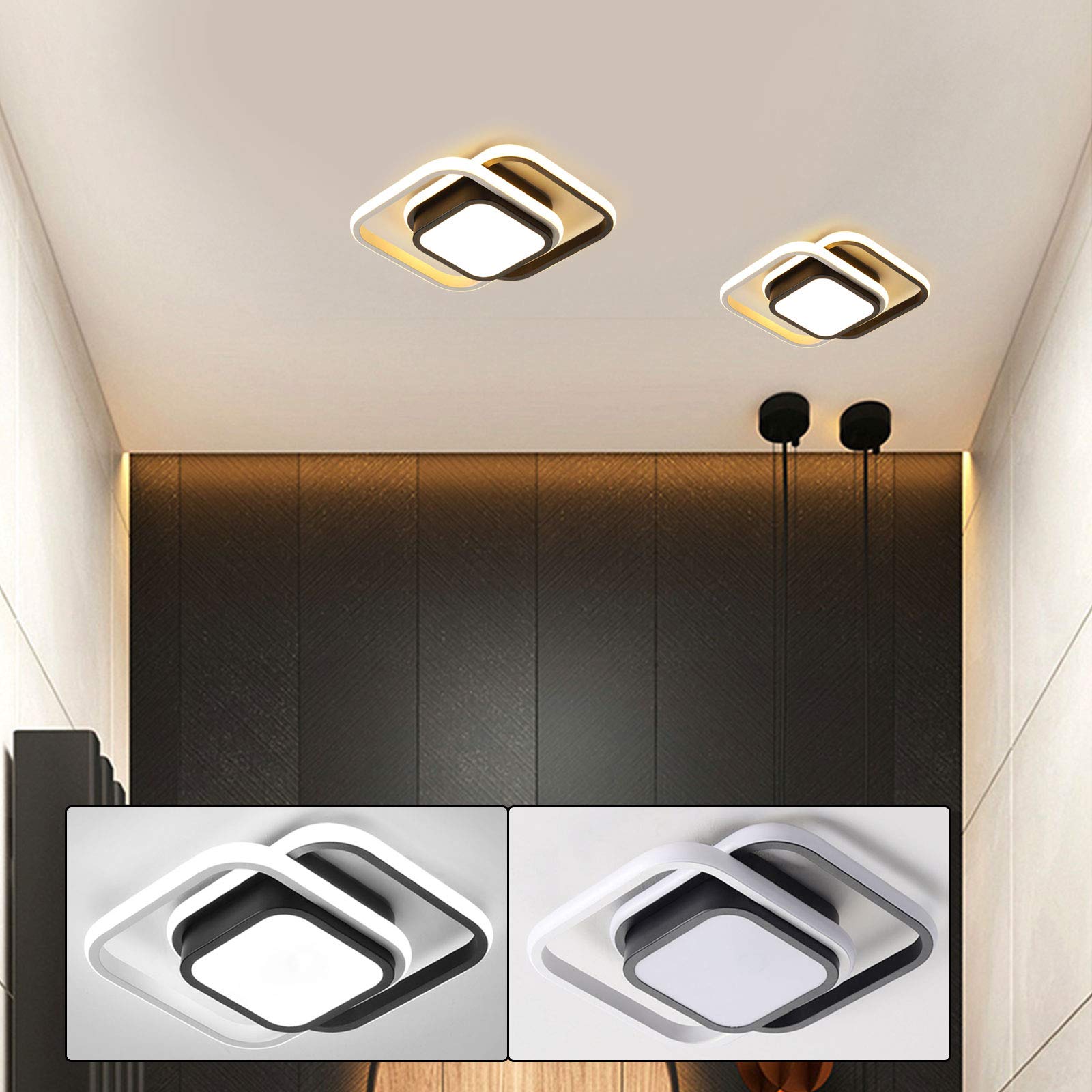 10 Square Ceiling Light Fixtures 18 Watt Square Surface Led Panel